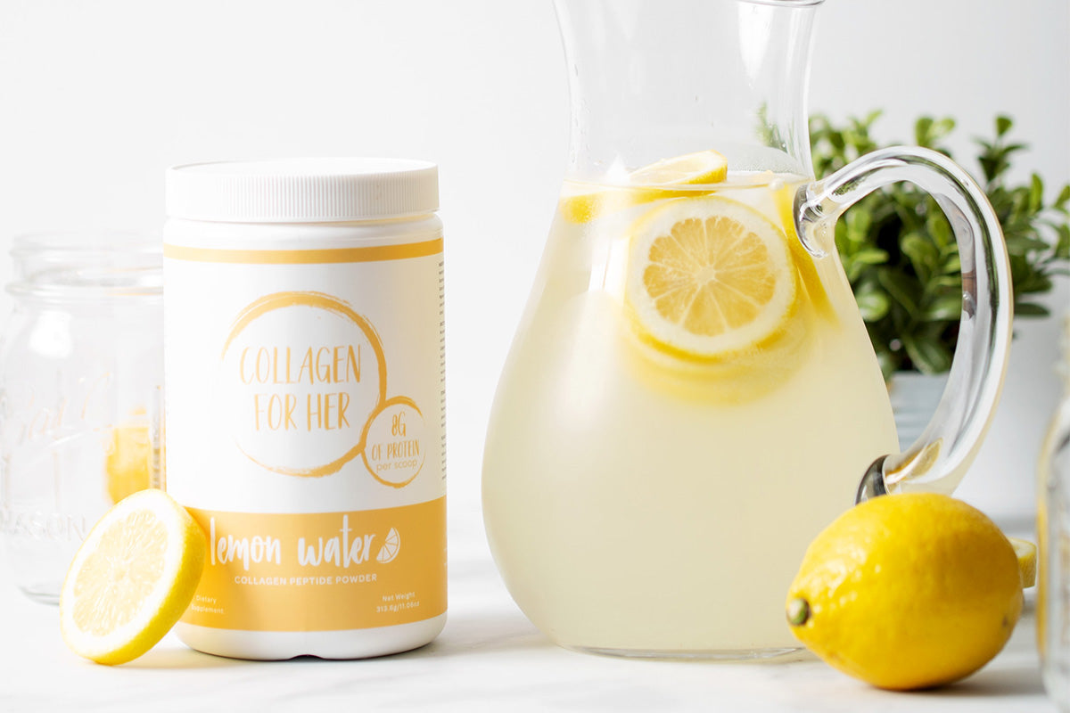 The #1 Collagen Lemon Water Life Hack! | Collagen For Her