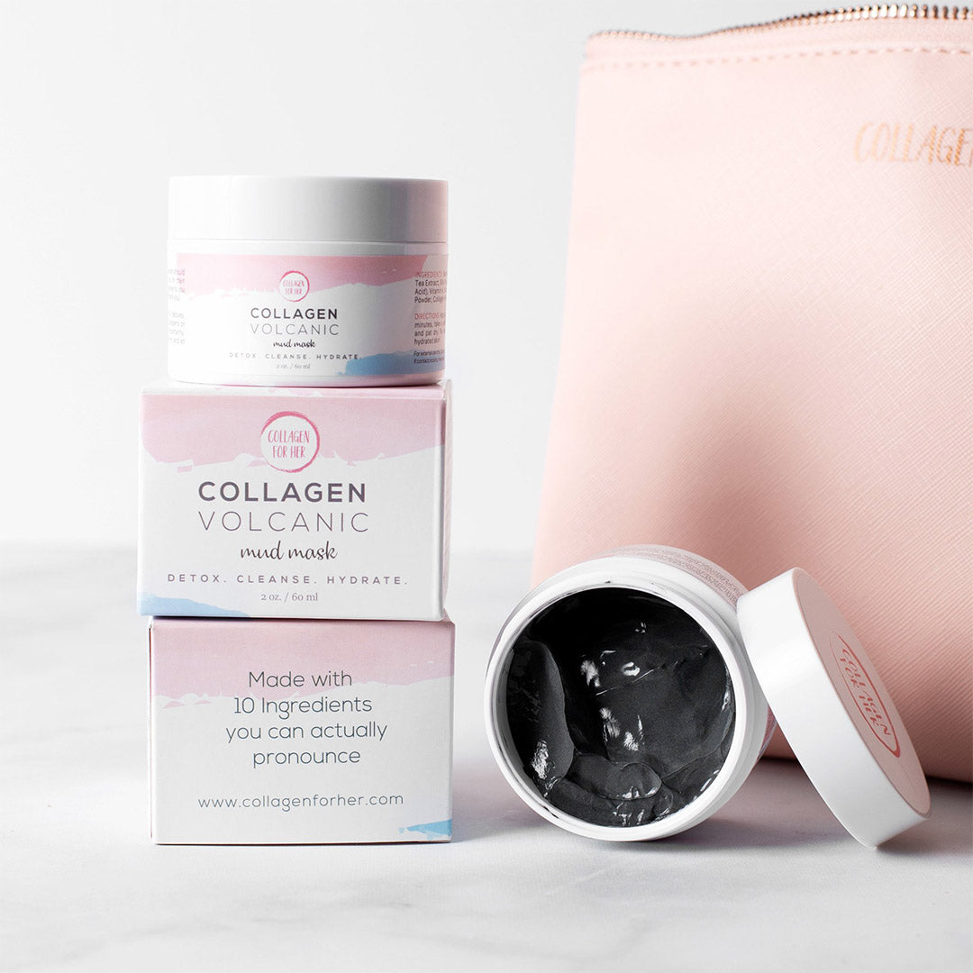 Collagen Volcanic Mud Mask | Collagen For Her