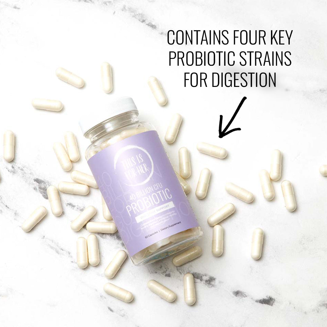 Healthy Gut Probiotics | 40 Billion CFU - Digestive Support Capsules ...